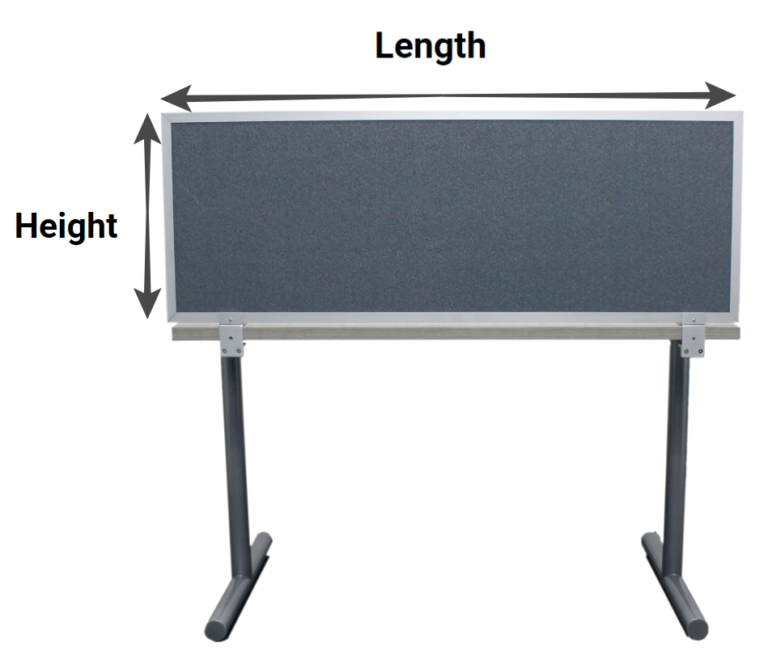 Desk Mounted Privacy Screens | Partitions For Office Desks